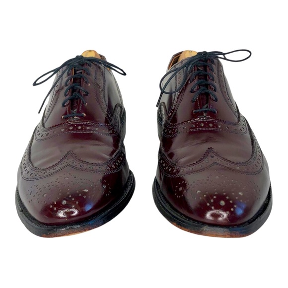 Allen Edmonds | Shoes | Allen Edmonds Lloyd Burgundy Leather Wingtip ...